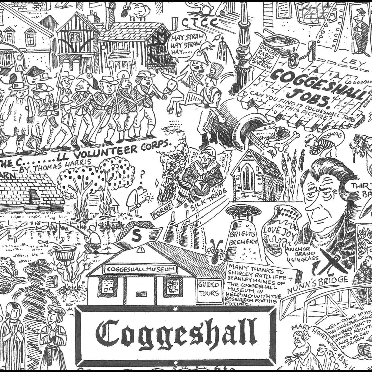 Coggeshall Illustrated History print – Made in Essex